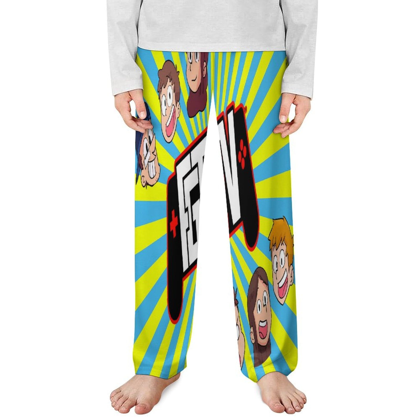 Boys Girls FGTee-V Pajama Pants Cartoon Casual Lounge PJ Bottoms with ...