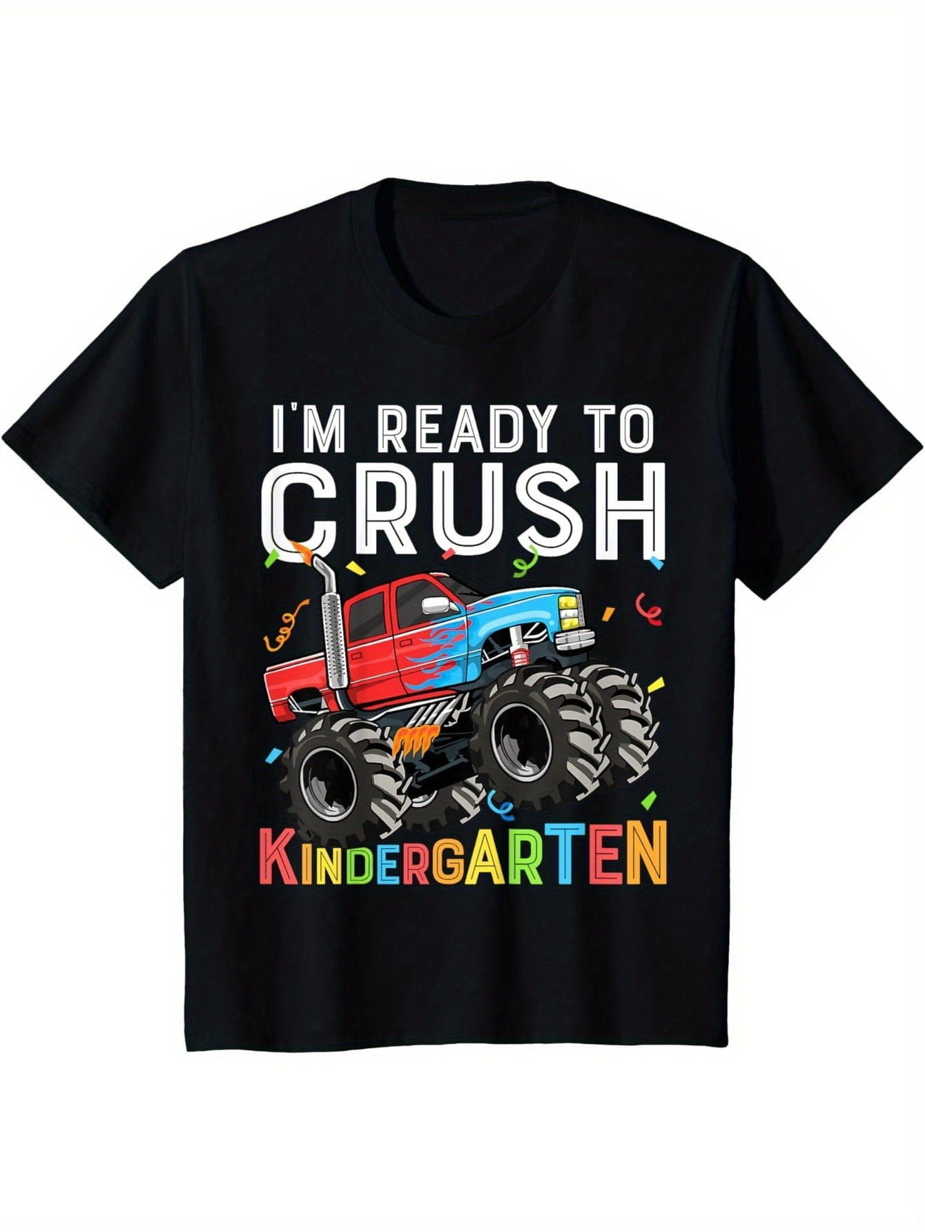 Boys Girls First I'm Ready to Crush Kindergarten Truck Boys boys girls ...