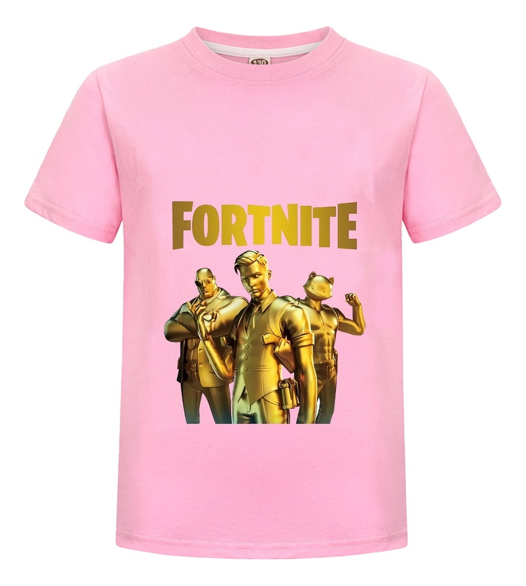 Boys Girls Fortnite Character Design T-Shirt – Kids Summer Cartoon ...