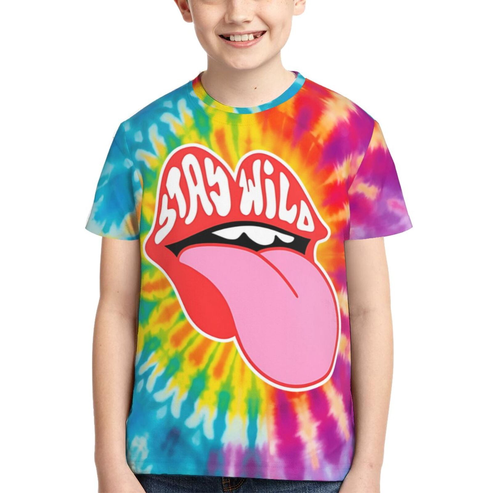 Boys Girls Game Ben Azelart Stay Wild T-Shirts Youth 3D Print Short ...