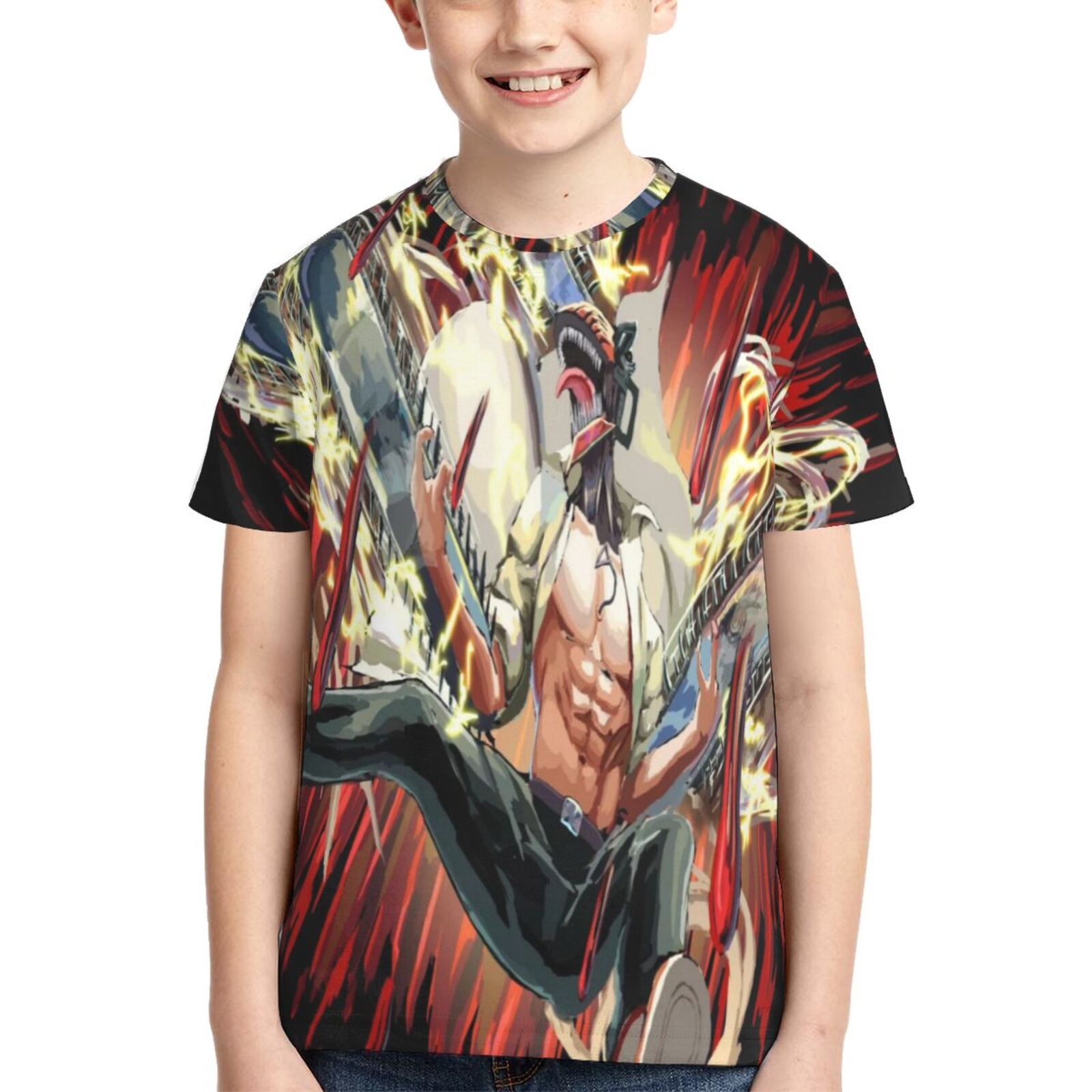 Boys Girls Game Chai-Nsa,w Anime Men T-Shirts Youth 3D Print Short ...