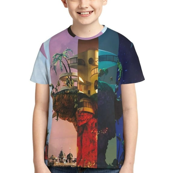 Boys Girls Game Gorilla-,z T-Shirts Youth 3D Print Short Sleeve Shirts ...