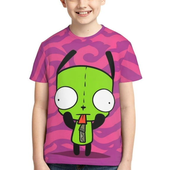 Boys Girls Game Inva-der Monster Z1m T-Shirts Youth 3D Print Short ...