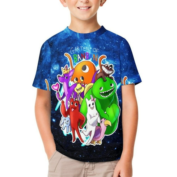 Boys Girls Garden Monster Animal Banban T-Shirts 3D Graphic Shirts Kids ...