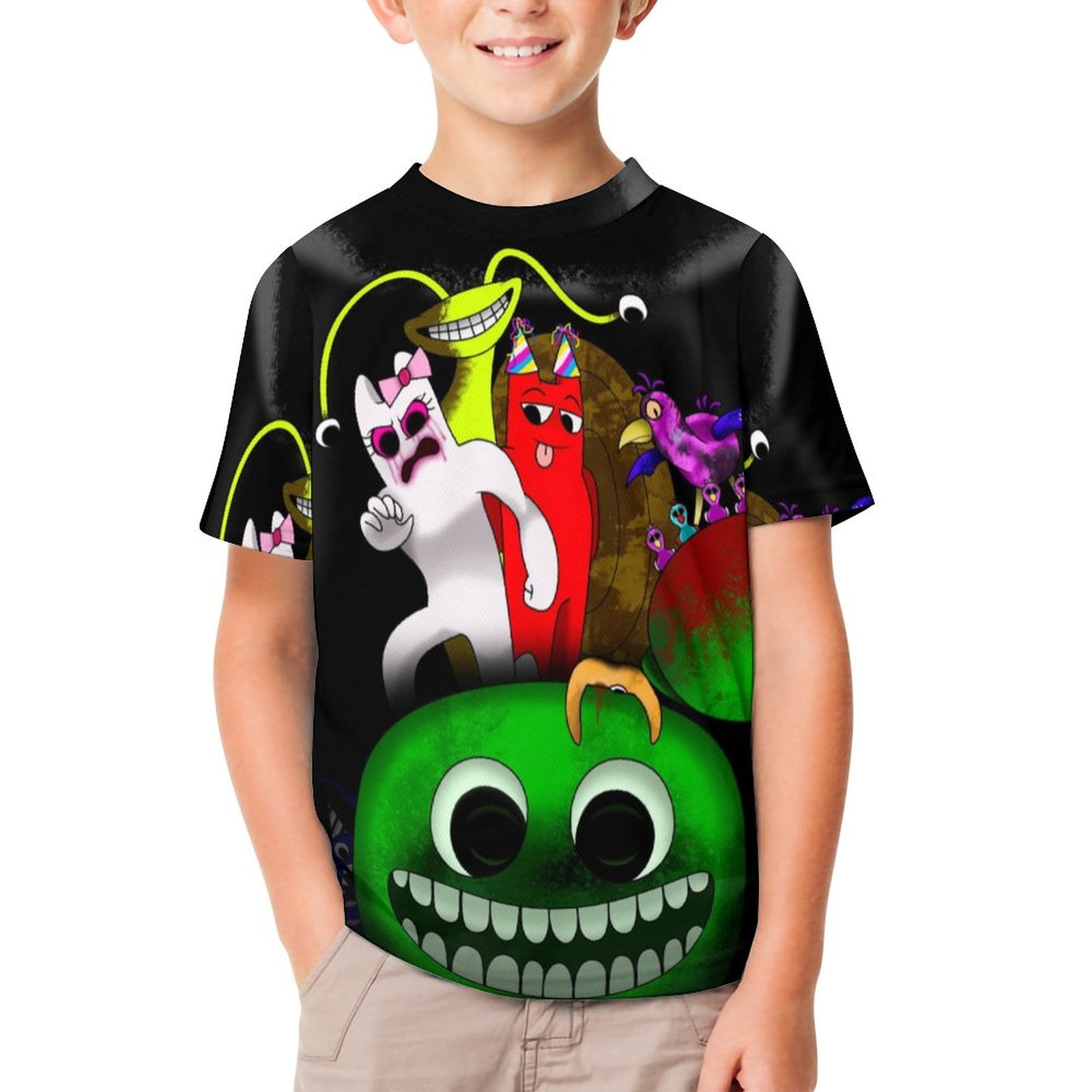 Boys Girls Garden Monster Animal Banban T-Shirts 3D Graphic Shirts Kids ...