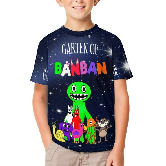 Boys Girls Garden Monster Animal Banban T-Shirts 3D Graphic Shirts Kids ...
