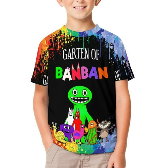 Boys Girls Garden Monster Animal Banban T-Shirts 3D Graphic Shirts Kids ...
