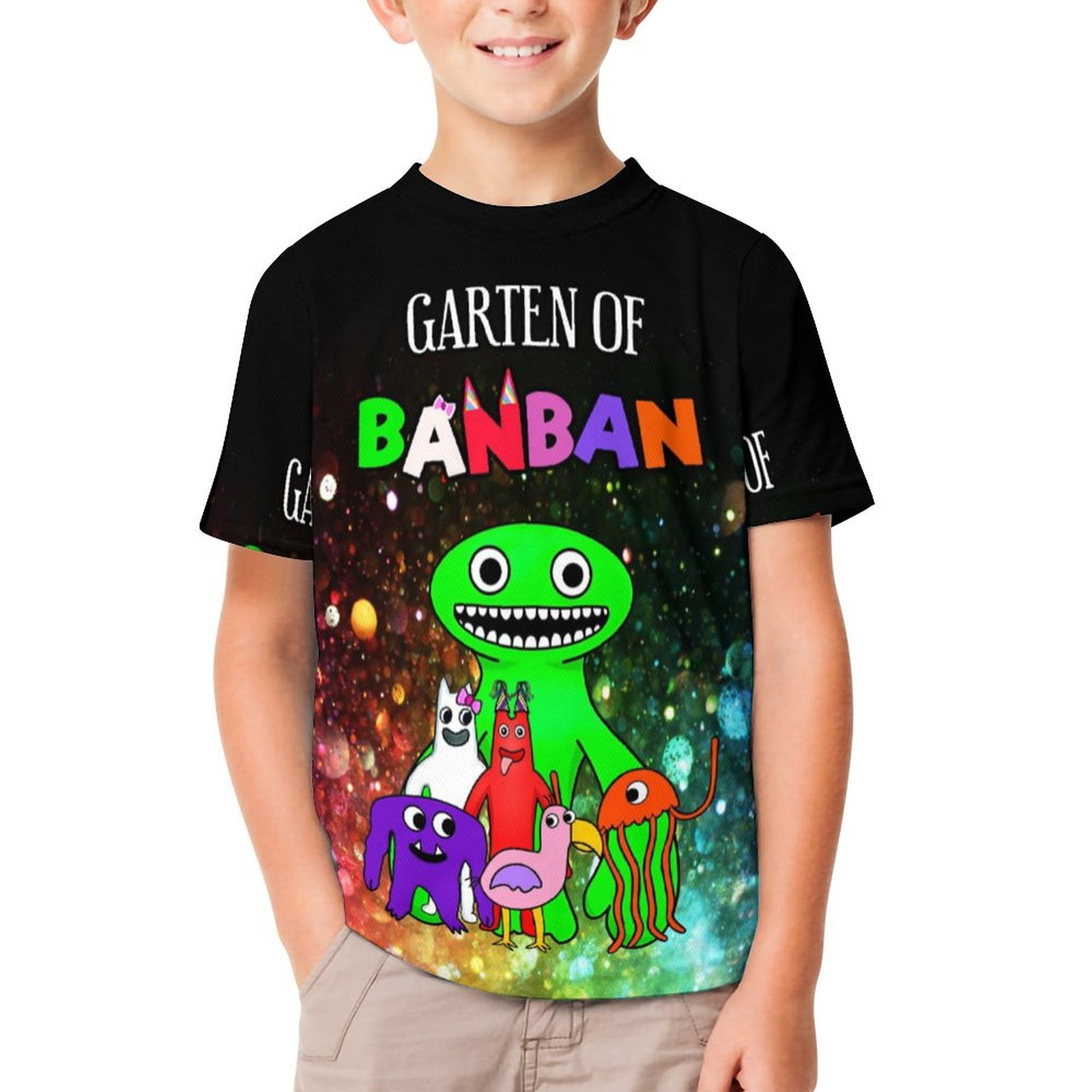 Boys Girls Garden Monster Animal Banban T-Shirts 3D Graphic Shirts Kids ...