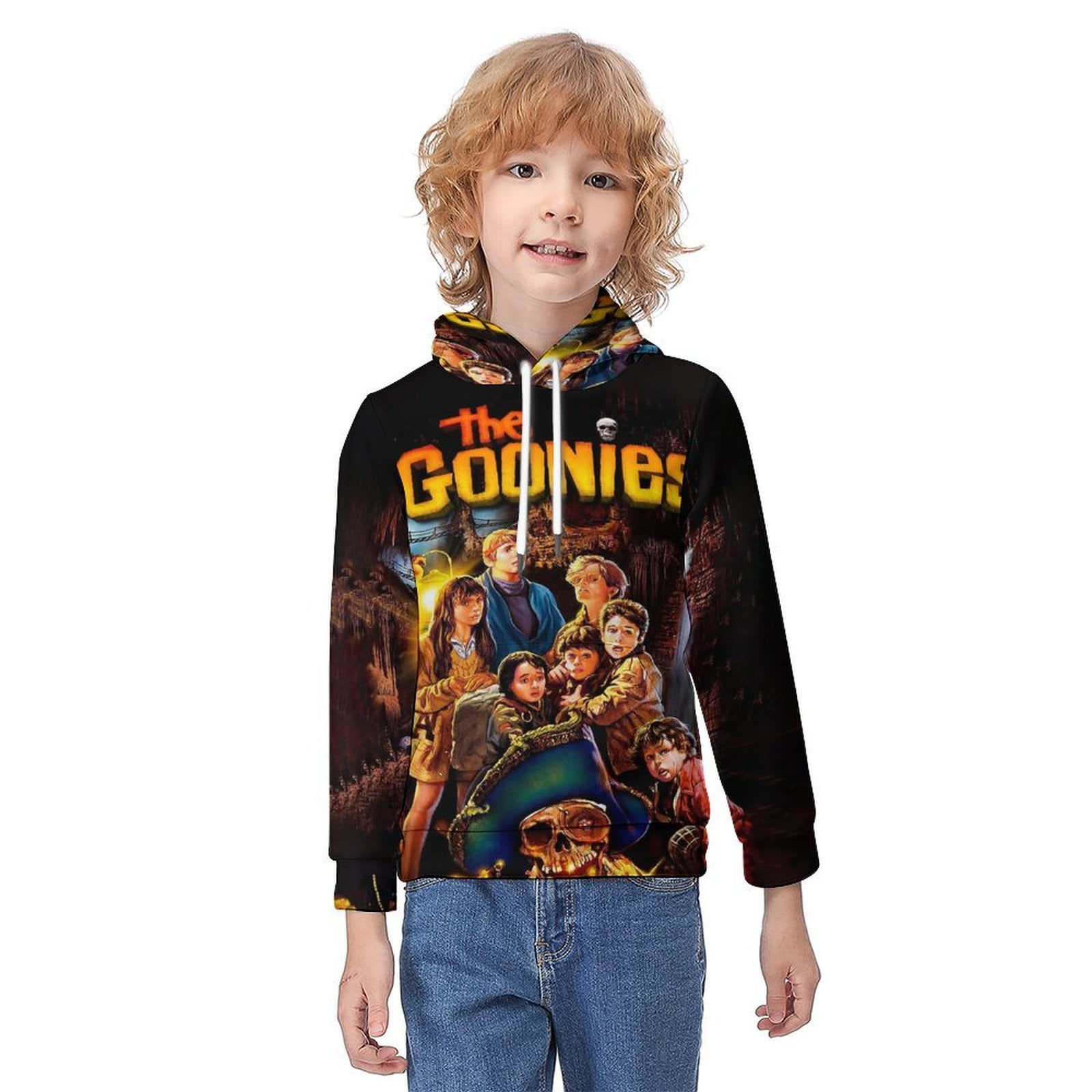 Boys Girls Gooni-,e Hoodies 6-12Years Cool Sweatshirts for Kid 3D ...