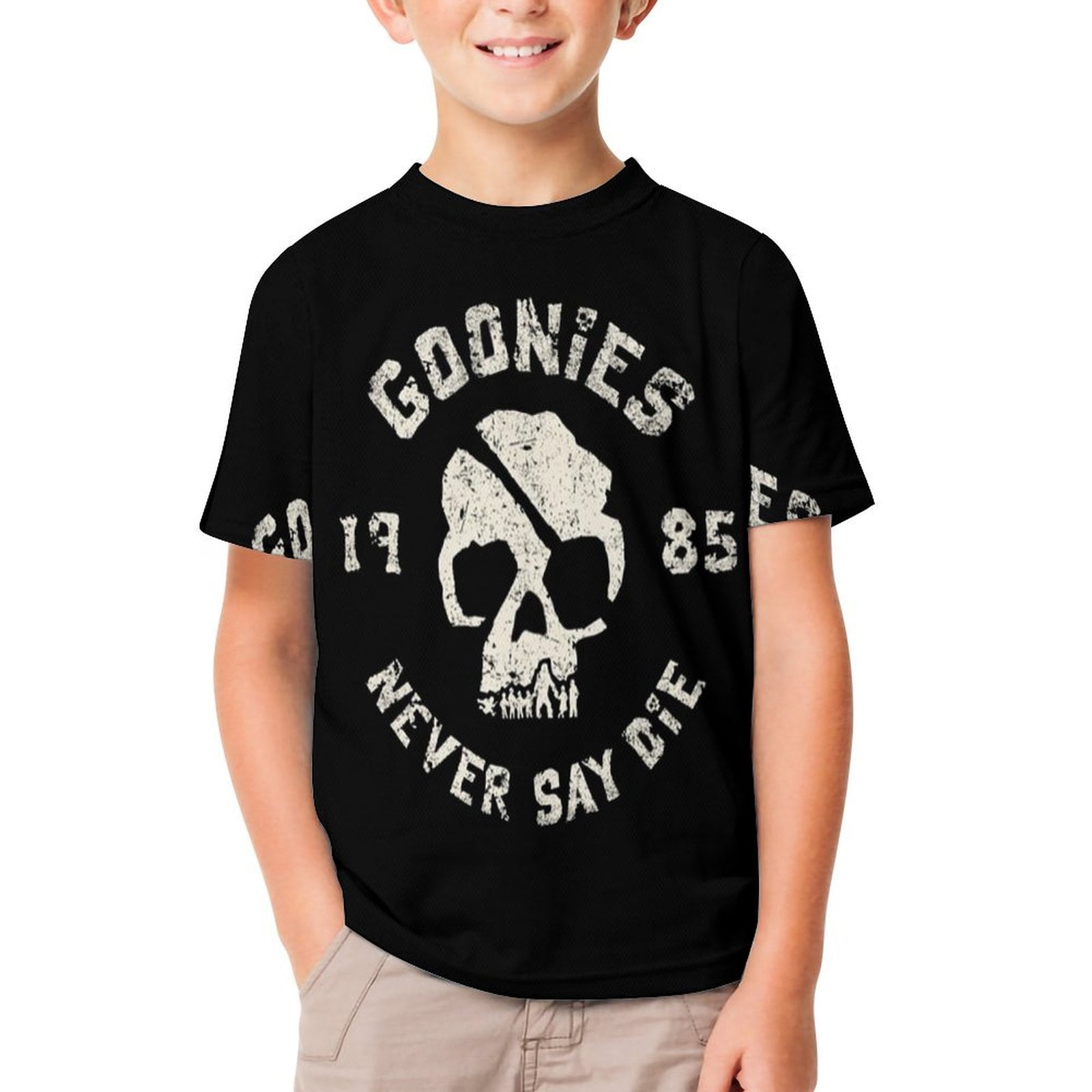 Boys Girls Gooni-,e T-Shirt 3D Graphic Crewneck Short Sleeve Printed ...