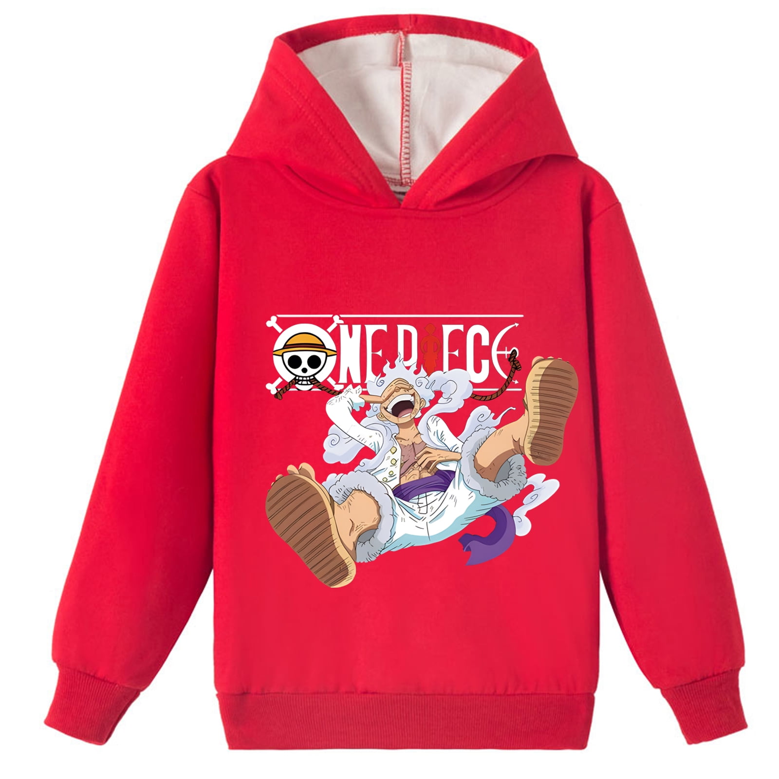 Boys Girls Graphic One Piece Brushed Pullover Hoodies Sweatshirt with a ...
