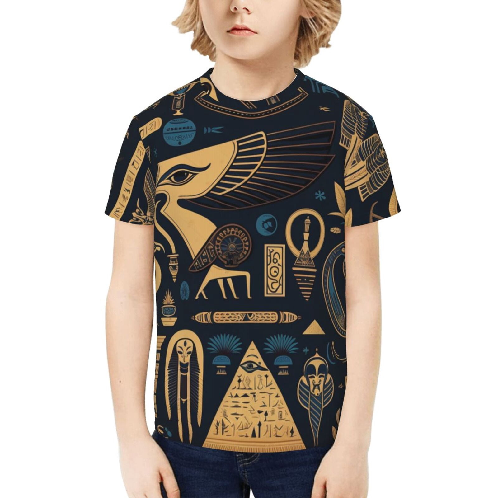 Boys Girls Graphic Shirts T-Shirt Unisex Short Sleeve Top Tees ...