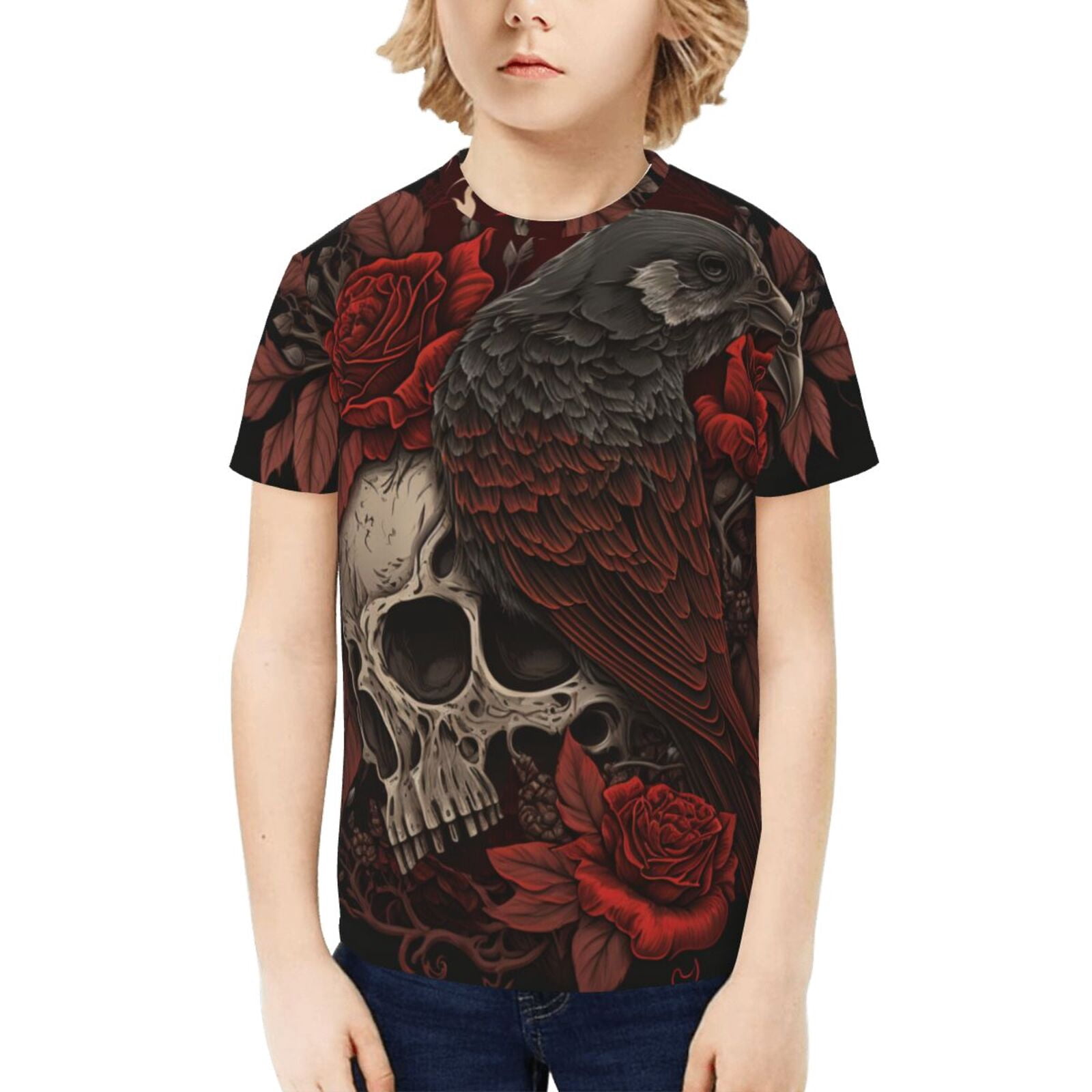 Boys Girls Graphic Shirts T-Shirt Unisex Short Sleeve Top Tees, Retro ...