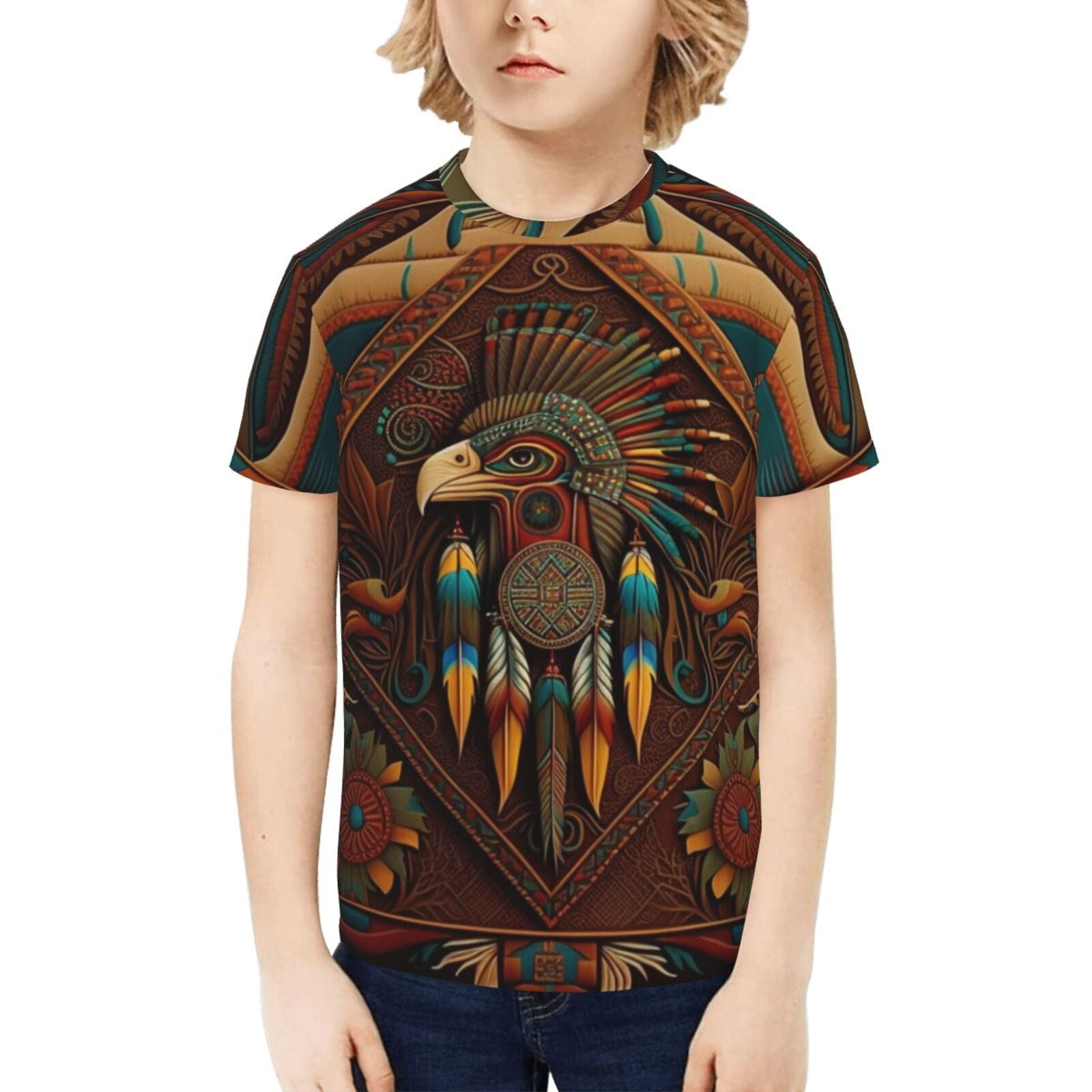 Boys Girls Graphic Shirts T-Shirt Unisex Short Sleeve Top Tees ...