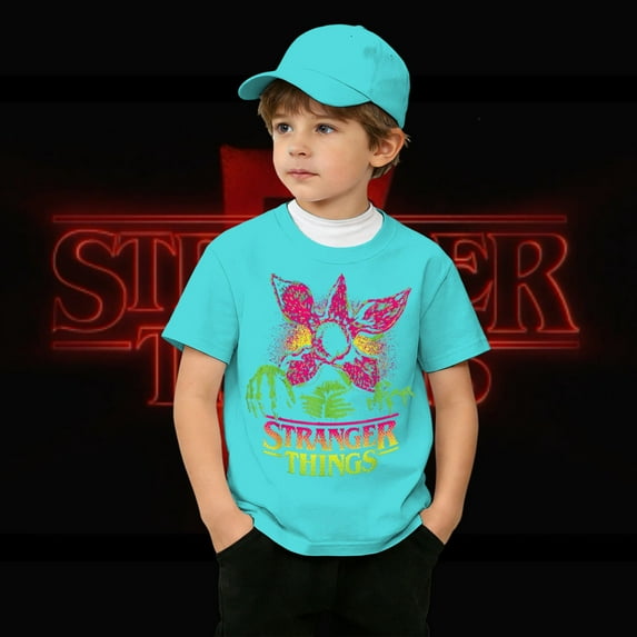 Boys Girls Graphic T-Shirt, Short Sleeve Tee Novelty Summer Top with ...