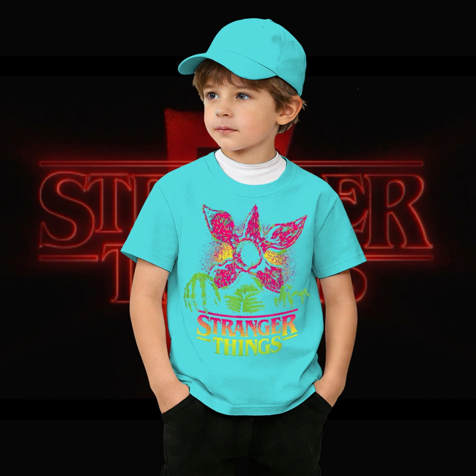 Boys Girls Graphic T Shirt Short Sleeve Tee with Cool Print for Kids ...