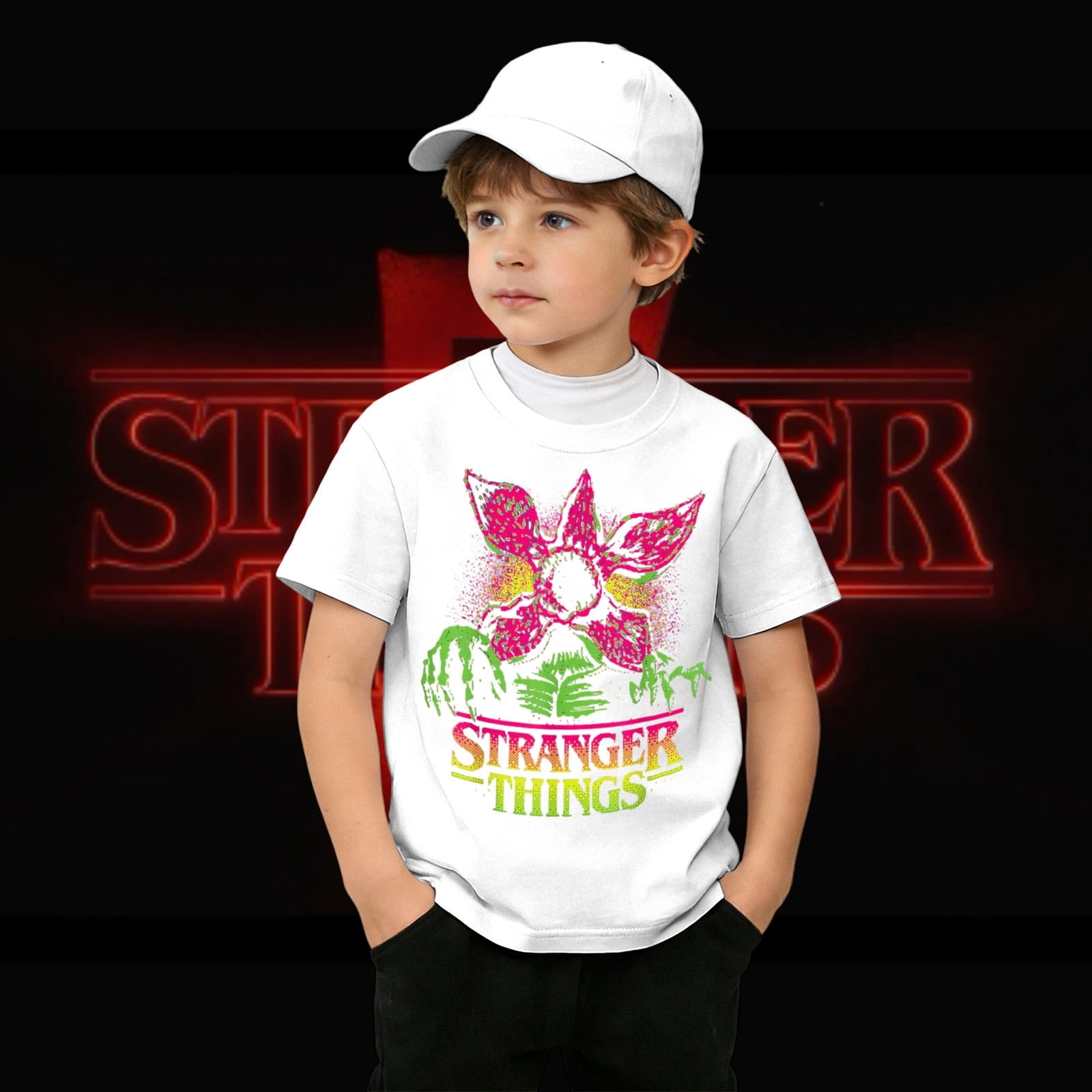 Boys Girls Graphic T Shirt Short Sleeve Tee with Cool Print for Kids ...