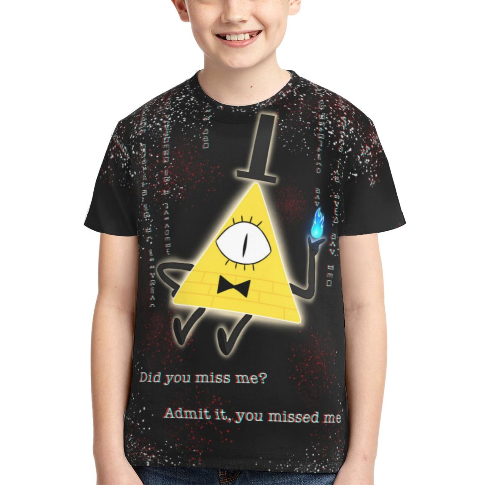 Boys Girls Gravity Fall T-Shirts 3d Printed Novelty Short Sleeve Shirts ...