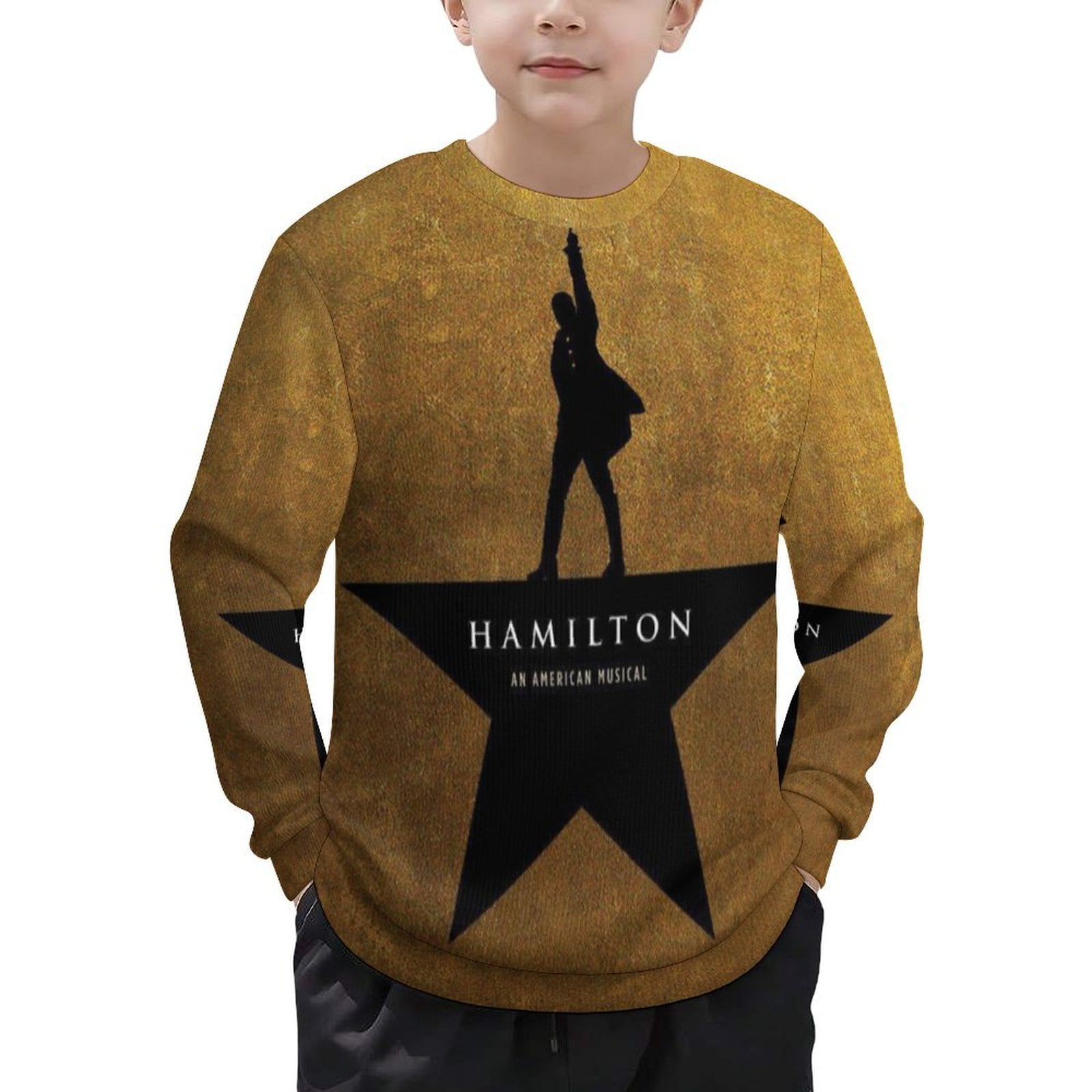 Boys Girls Hamil-,ton Musical Sweater Kids 3D Printed Pullover Jumpers ...