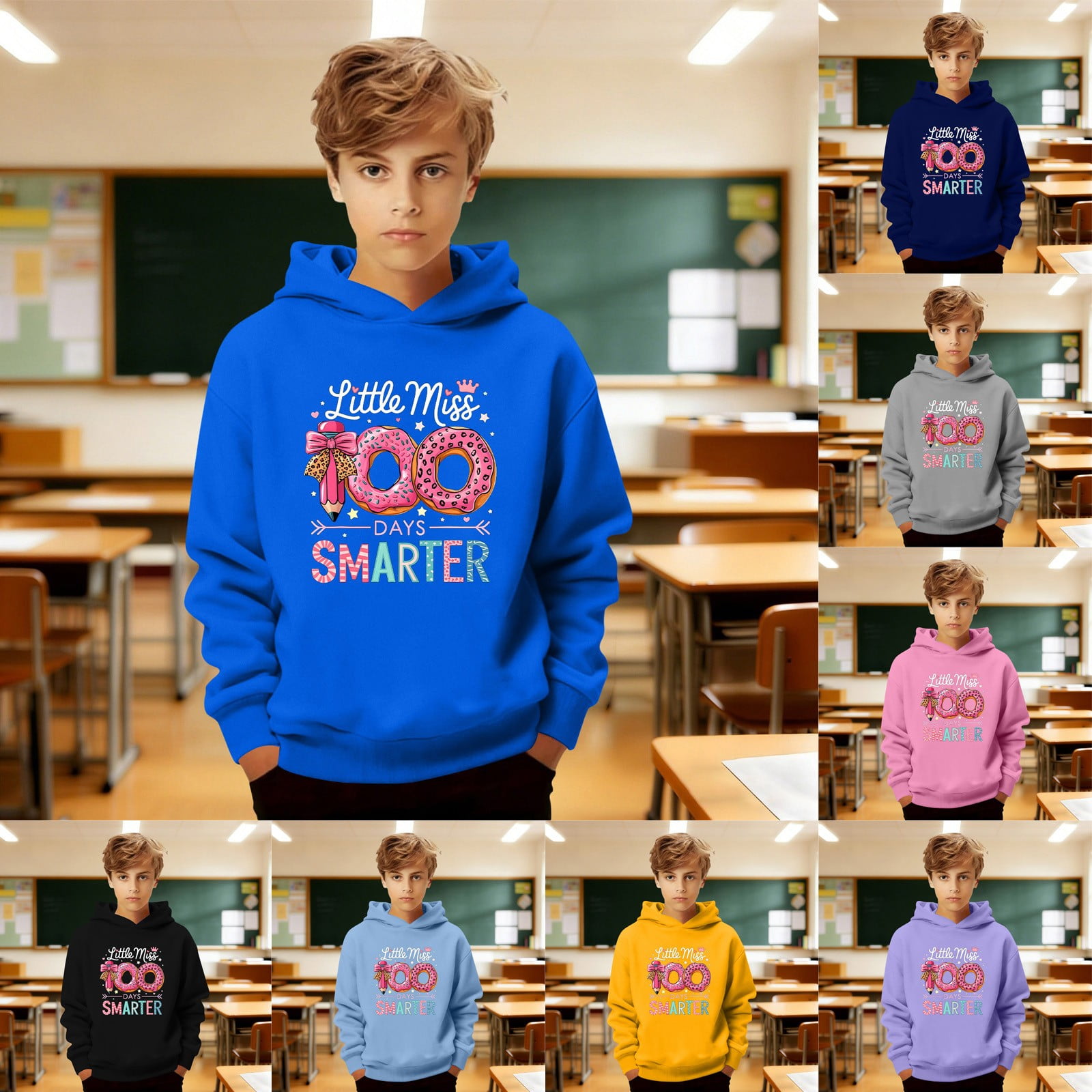 Boys Girls Happy 100Th Day Of School Kids Student Teachers Youth Adults ...