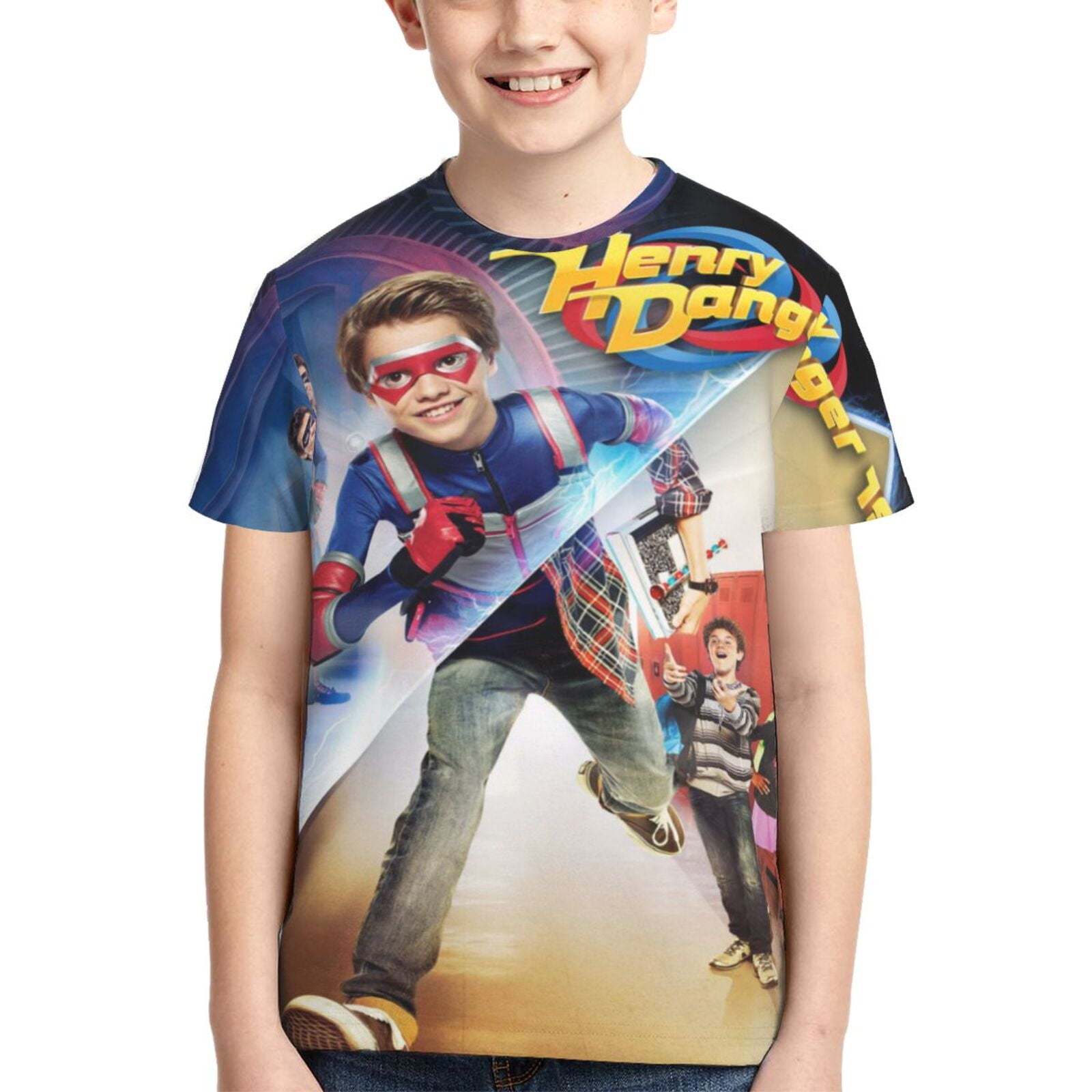 Boys Girls Henry Danger T-Shirts 3d Printed Novelty Short Sleeve Shirts ...