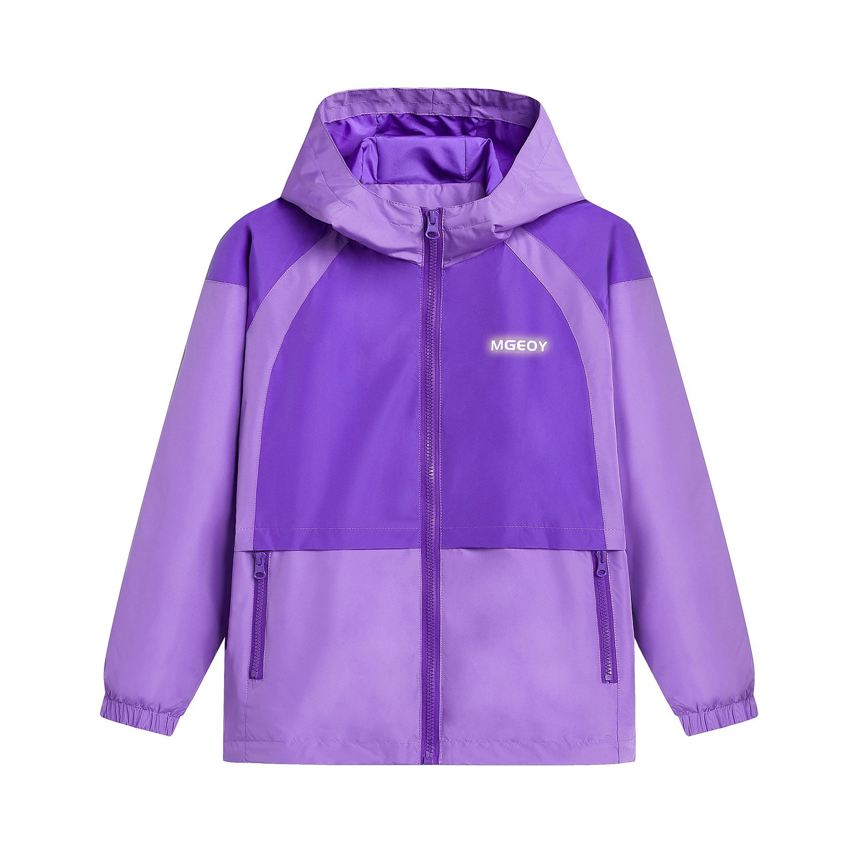 MGEOY Boys Girls Hooded Rain Jackets Waterproof Rain coats Windbreaker ...