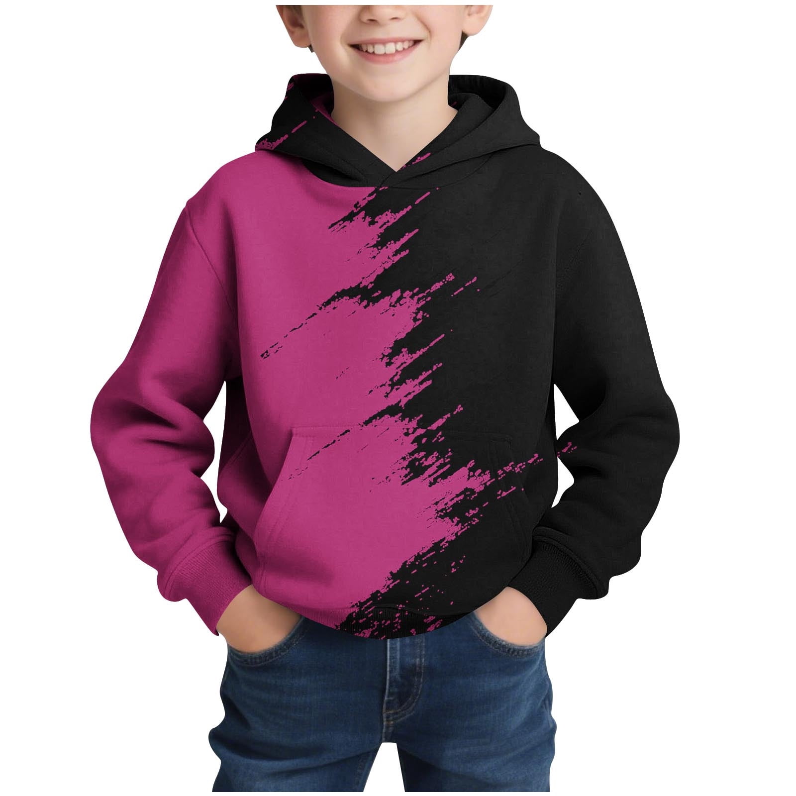 Boys Girls Hoodies 3D Printed Cool Hooded Lightweight Hooded Pullover ...