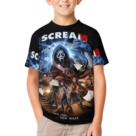 Boys Girls Horror Movie Scre-am0 T-Shirts 3D Graphic Shirts Kids Youth ...