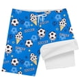 Boys Girls Ice Print Beach Swim Trunks Quick Dry Elastic Waist Shorts ...
