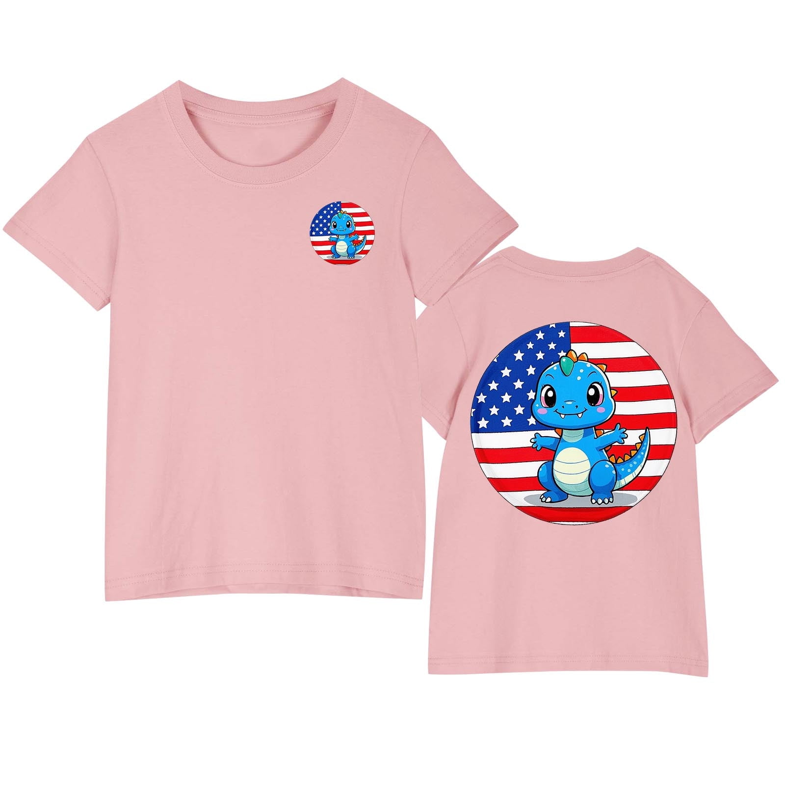 Boys Girls Independence Day Patriotic Tops Kids 4Th Of July Cotton ...