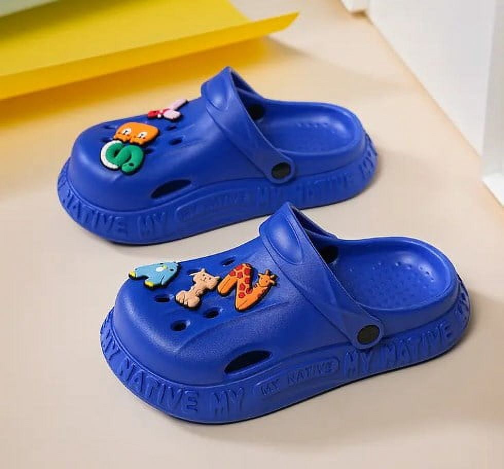 Boys Girls Kids Cute Garden Clogs Cartoon Rubber Indoor Outdoor playing ...