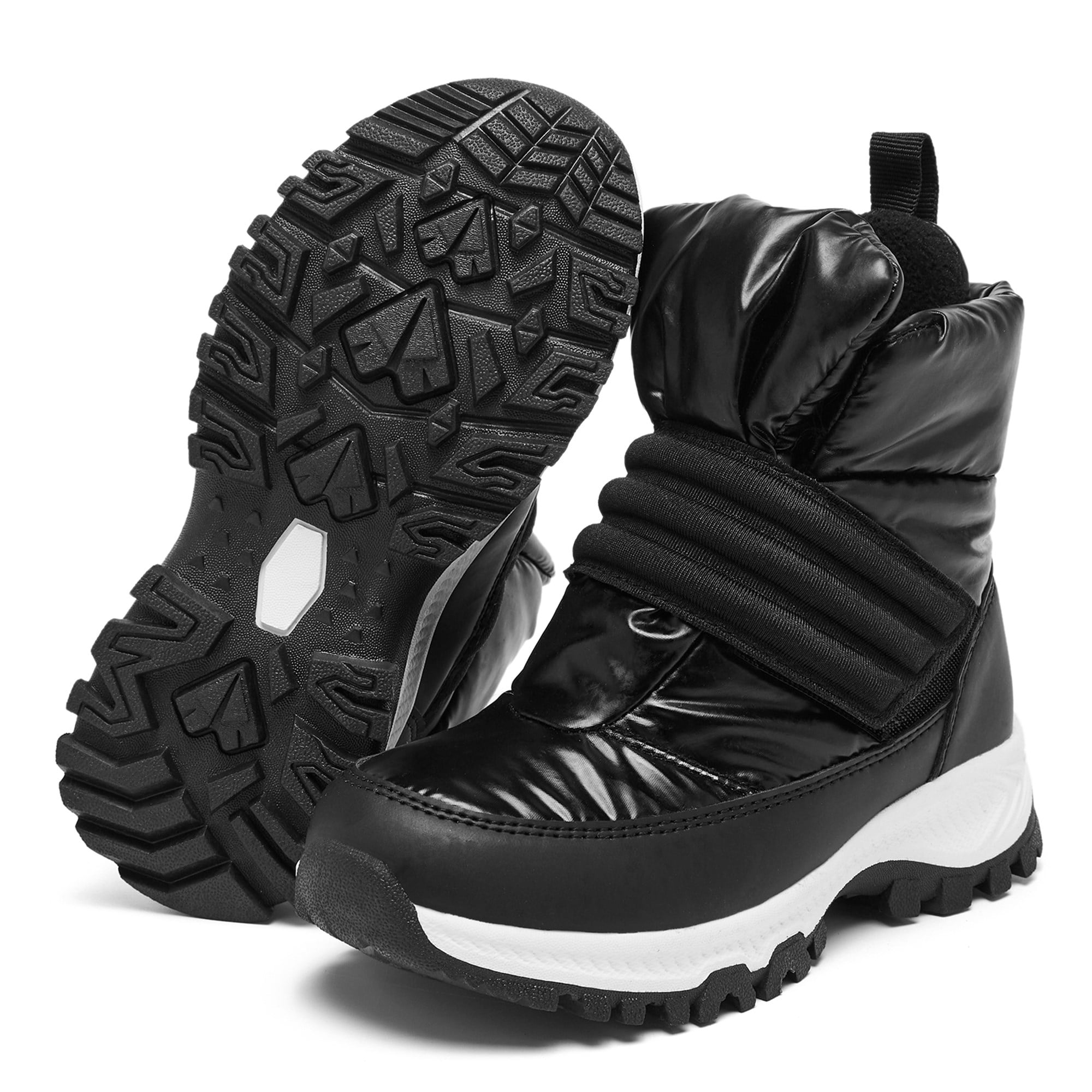 Boys Girls Kids Cute Snow Boots Waterproof Slip Resistant Outdoor ...