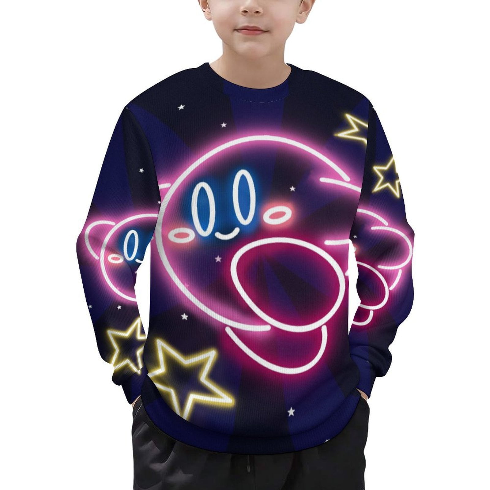 Boys Girls Kir-,by Sweater Kids 3D Printed Pullover Jumpers Crewneck ...