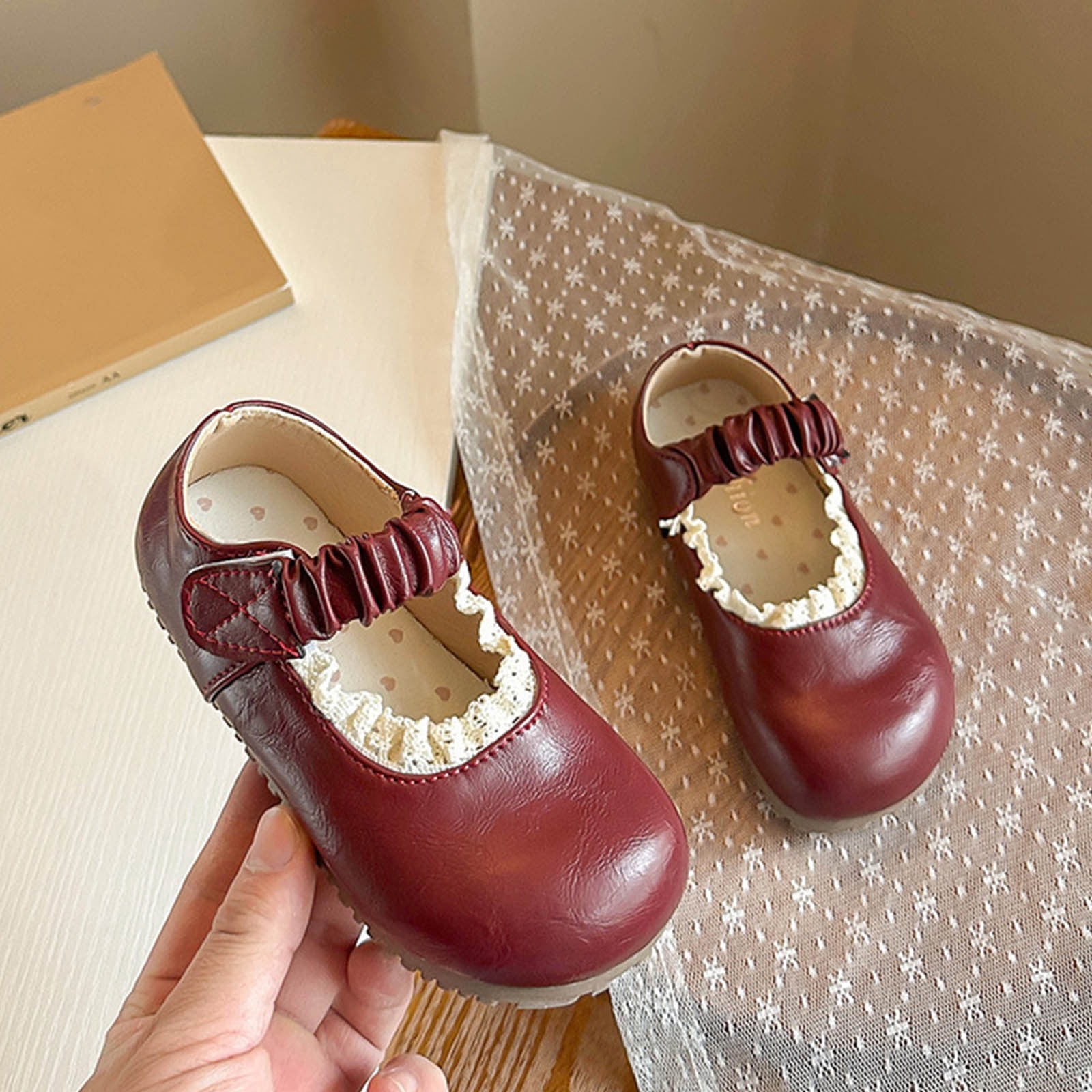 Boys Girls Lace Up Shoes Toddler Little Kids School Dress Shoes ...