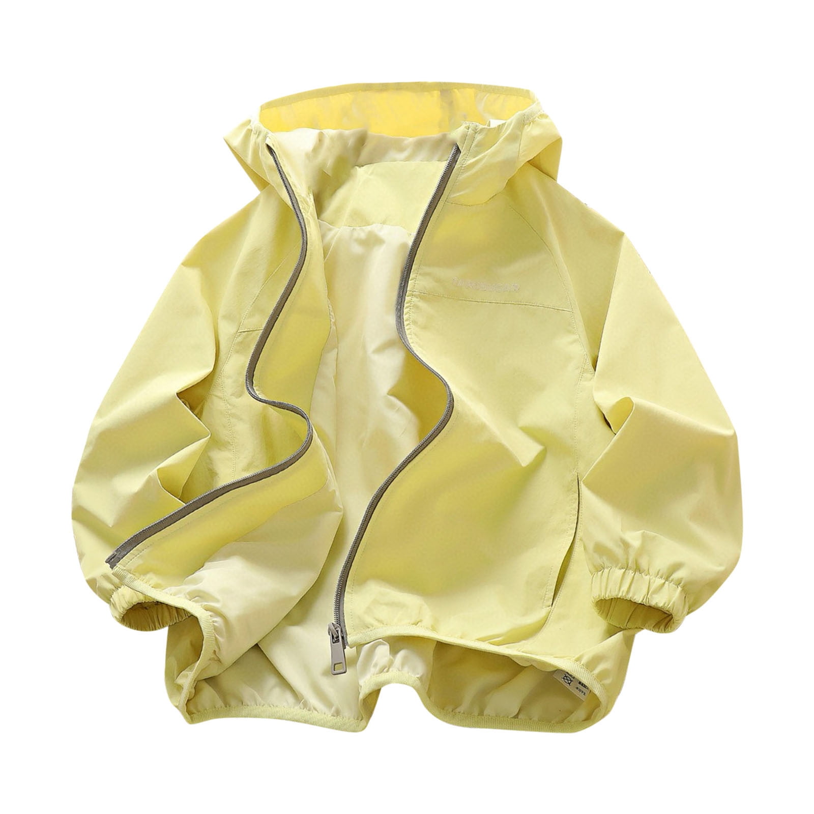 Boys Girls Lightweight Breathable Raincoat Waterproof Hooded Rain ...
