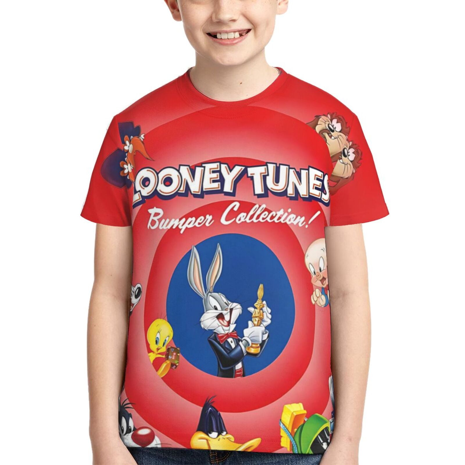 Boys Girls Loo-Ney,Toon T-Shirts 3d Printed Novelty Short Sleeve Shirts ...