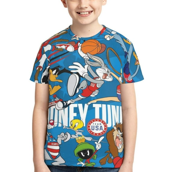 Boys Girls Loo-Ney,Toon T-Shirts 3d Printed Novelty Short Sleeve Shirts ...