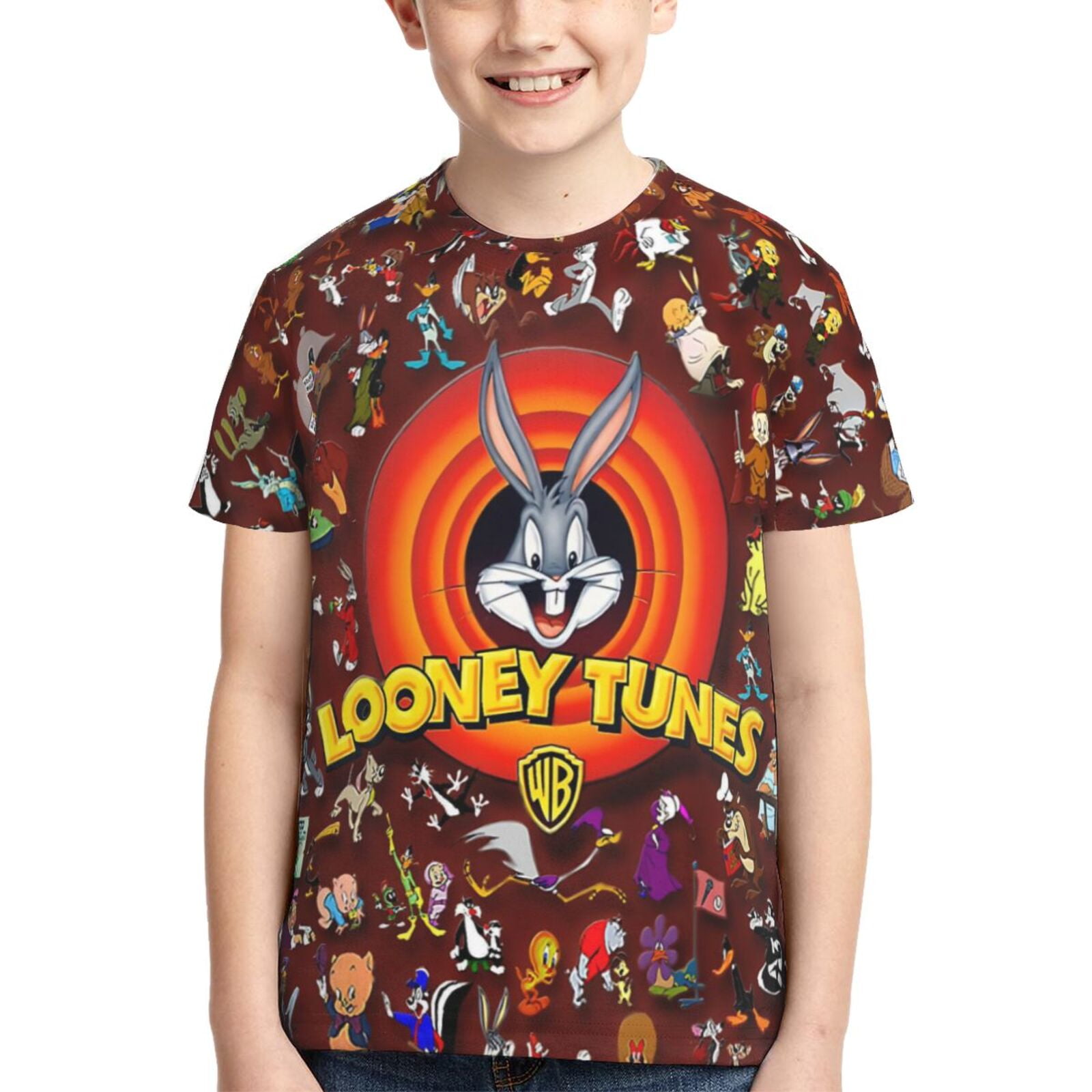 Boys Girls Loo-Ney,Toon T-Shirts 3d Printed Novelty Short Sleeve Shirts ...