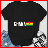 Boys Girls Men And Women Country Flag Of Ghana Soccer Tee Unisex T ...