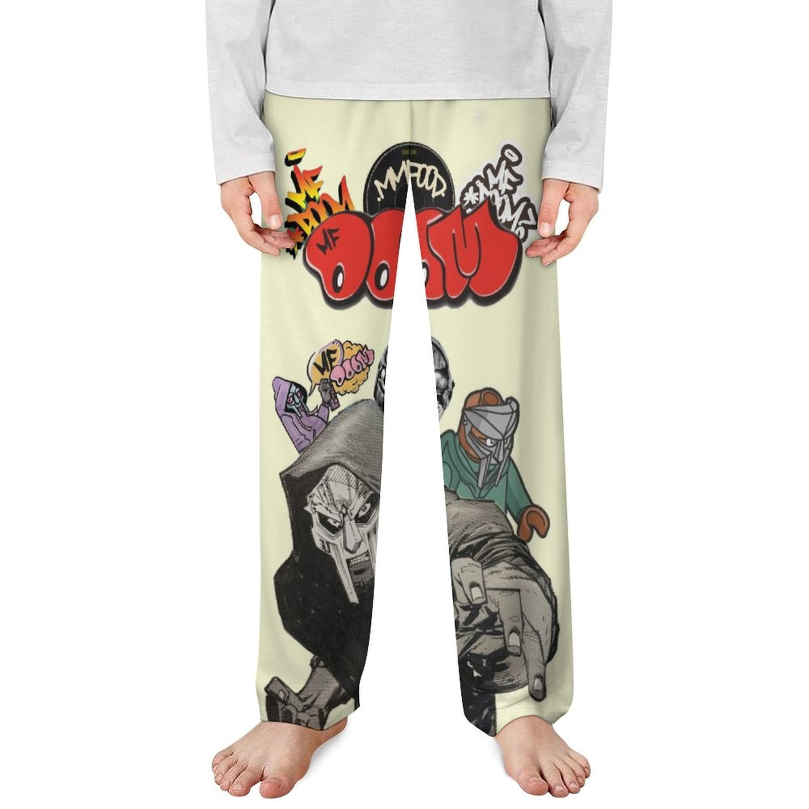 Boys Girls Mf Doom Pajama Pants Cartoon Casual Lounge PJ Bottoms with ...