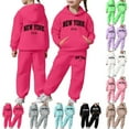Boys & Girls New York Outfit - Matching Hooded Sweatshirt & Pants Set ...