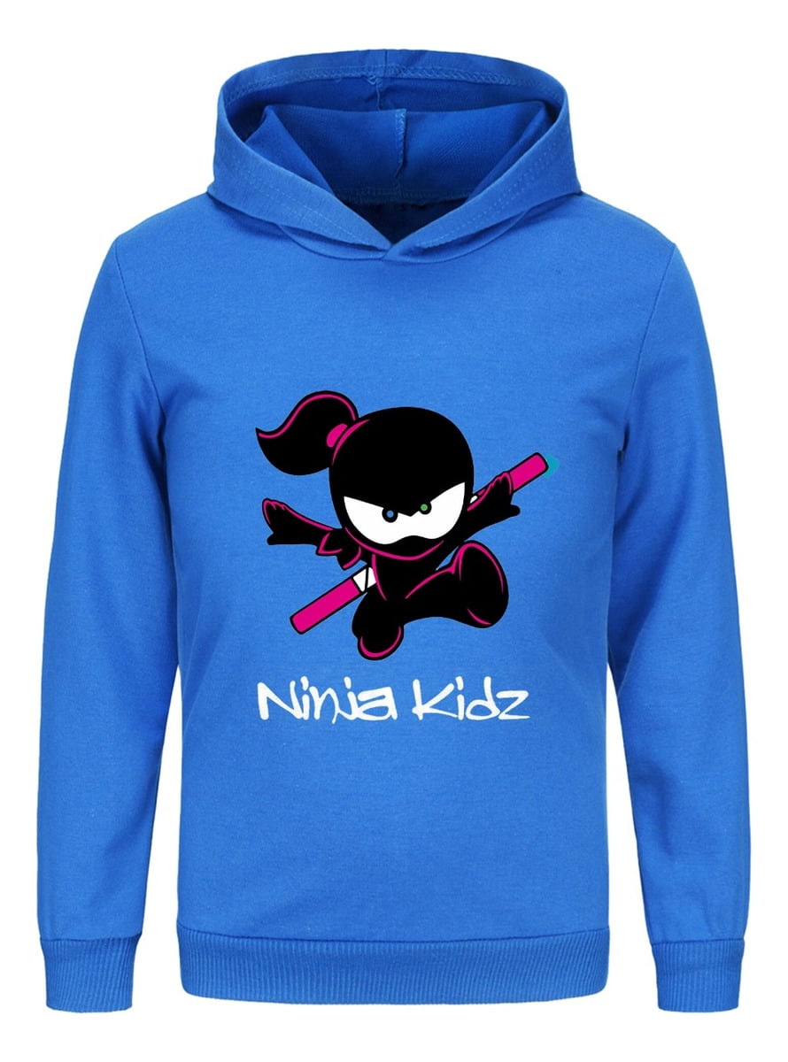 Boys Girls Ninja Kidz Hoodie – Kids Long Sleeve Sweatshirt with ...