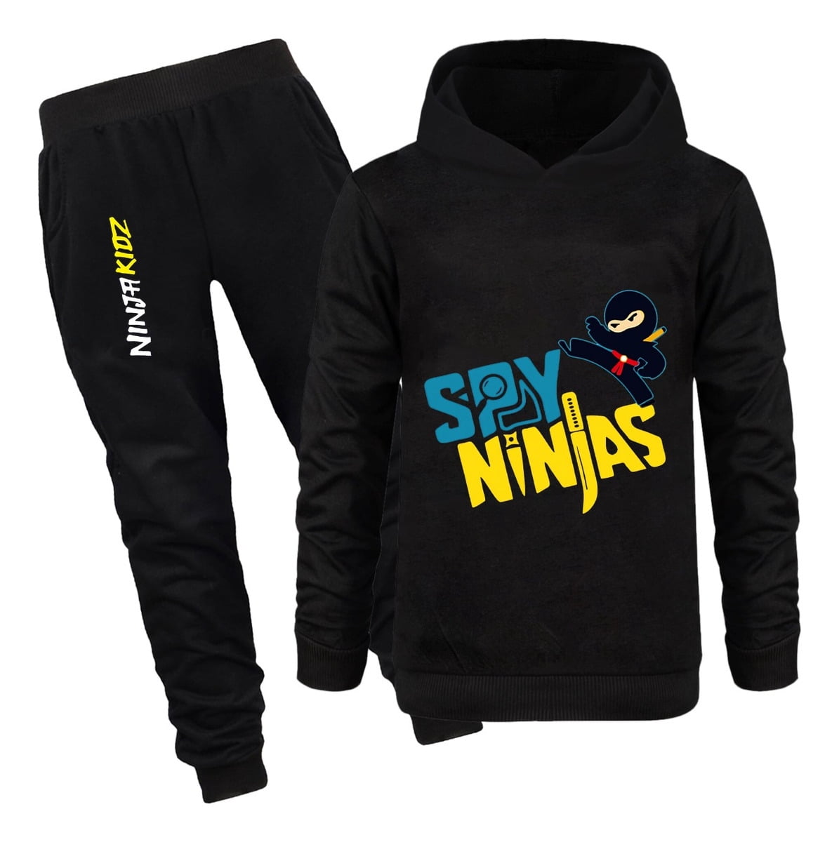 Boys Girls Ninja Kidz Set – 2-Piece Hoodie and Sweatpants for Kids ...
