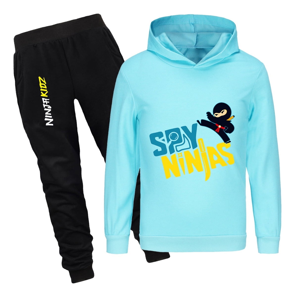 Boys Girls Ninja Kidz Set – 2-Piece Hoodie and Sweatpants for Kids ...
