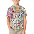 Boys Girls Number Cartoon Show Block T-Shirts 3D Graphic Shirts Kids ...