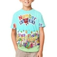 Boys Girls Number Cartoon Show Block T-Shirts 3D Graphic Shirts Kids ...