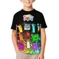 Boys Girls Number Cartoon Show Block T-Shirts 3D Graphic Shirts Kids ...