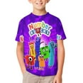 Boys Girls Number Cartoon Show Block T-Shirts 3D Graphic Shirts Kids ...