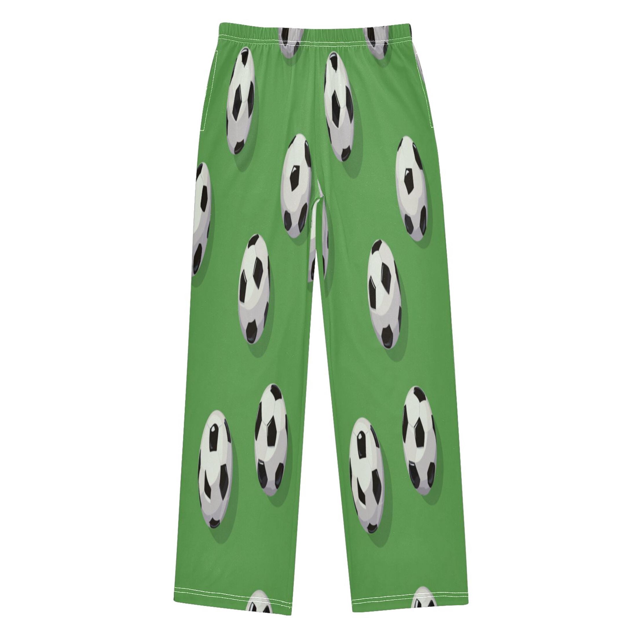 Boys Girls Pajama Pants Soft Sleep Pants with Pockets Elastic Waist ...