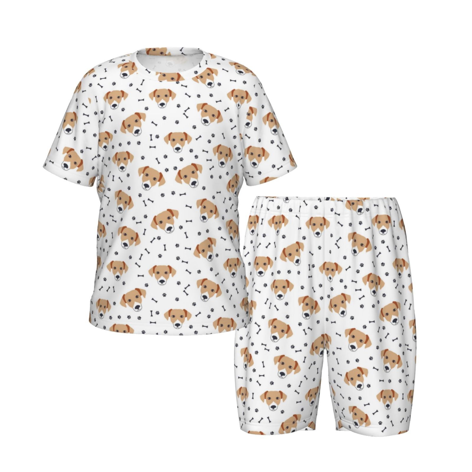 Boys Girls Pajamas Sets for Kids, Labrador Retriever Dog Bone Toddler ...